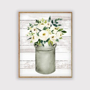 Farmhouse Spring Art Print Easter Art Printable Spring Art | Etsy