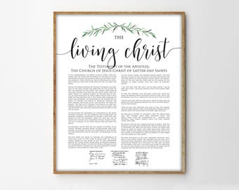 The Living Christ Printable - Etsy