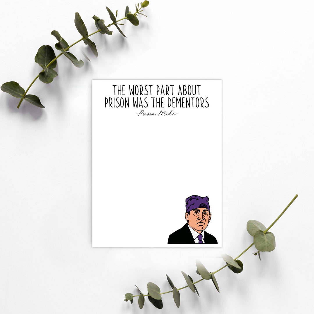 TV Inspired Notepad the Office Dementors. Office Michael Scott. 4.25" X ...