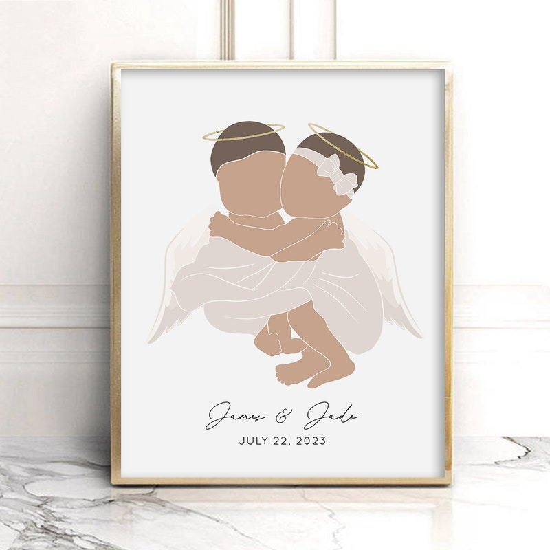 Angel Baby Twins - Etsy