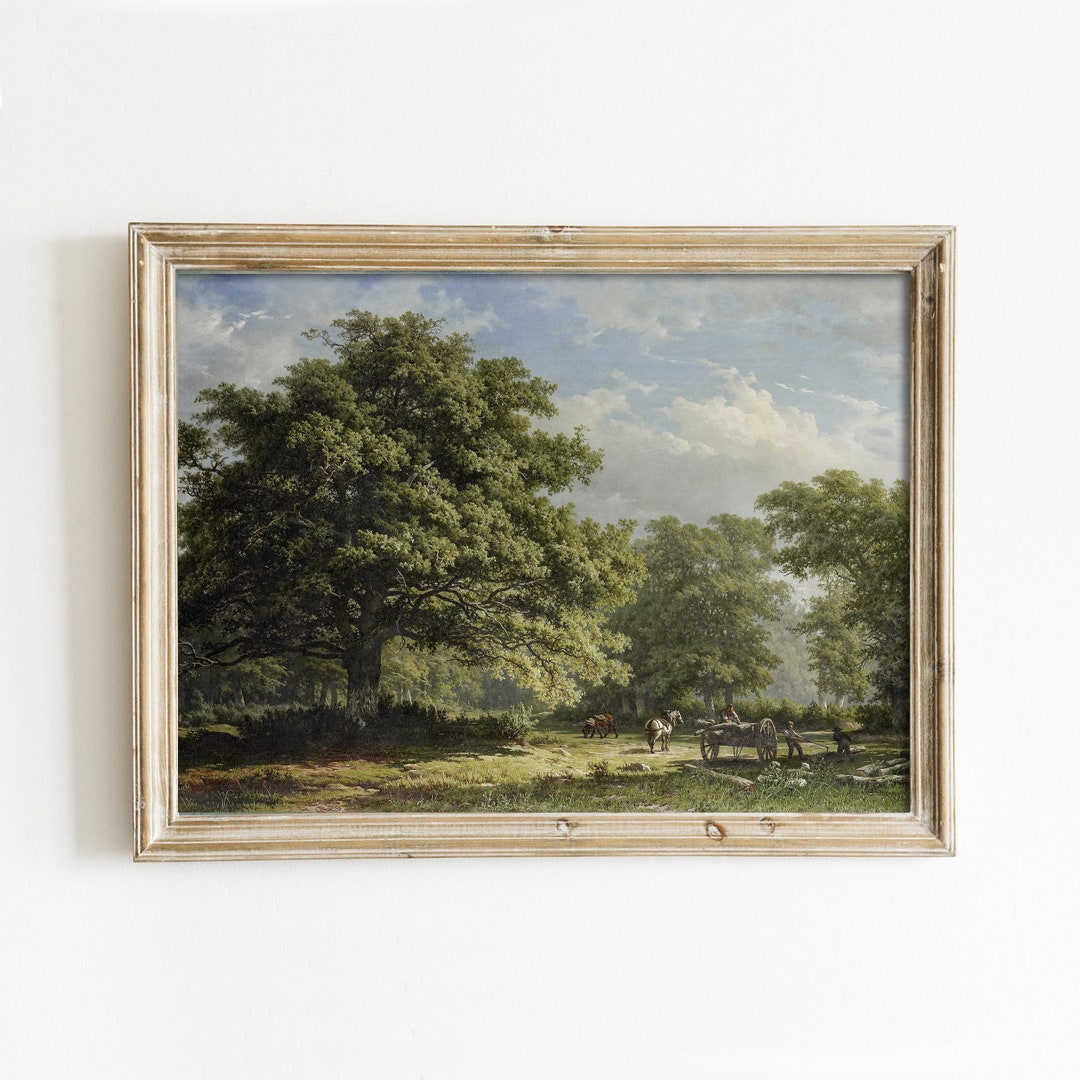 Heritage Art Print, Bentheim Forest, Vintage Home Art Print - Etsy