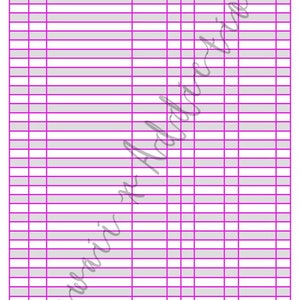 Checkbook Register A5 Insert; Printable; Pink - Etsy