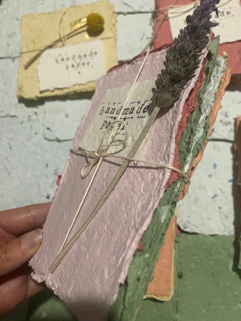 Recycled Hand Made Paper - Etsy