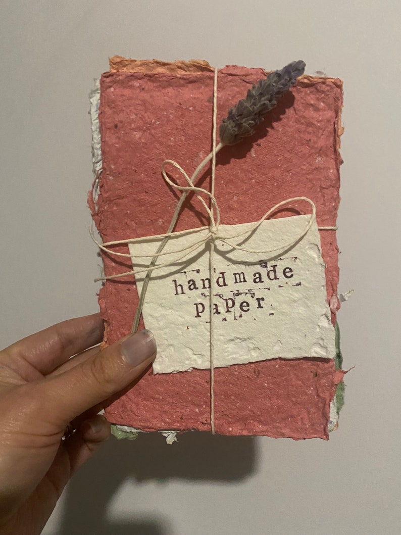 Recycled Hand Made Paper - Etsy