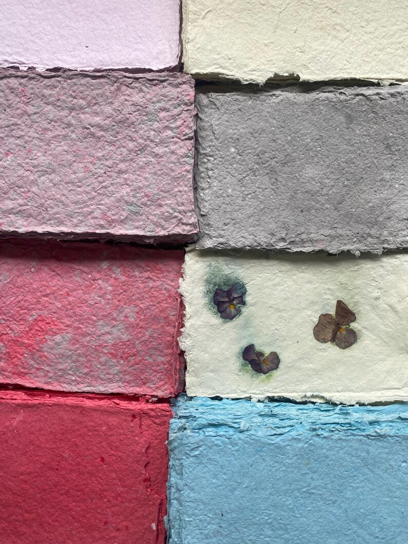 Recycled Hand Made Paper - Etsy