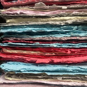 Recycled Hand Made Paper - Etsy