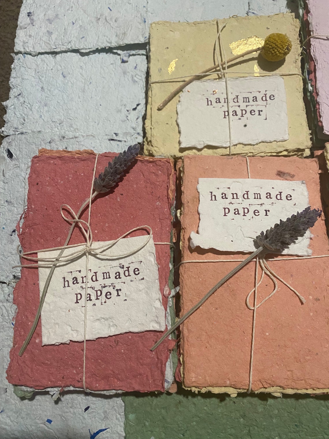 Recycled Hand Made Paper - Etsy