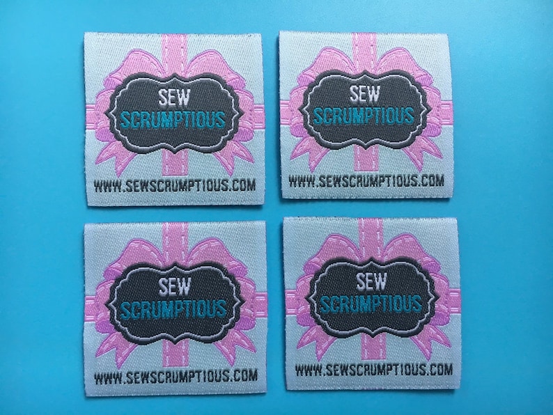 300 Woven Clothing Tags, Sew in Labels, Embroidery Garment Label ...