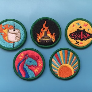 100 Embroidered Custom Patches, Personalized Embroidery Badges, Custom ...