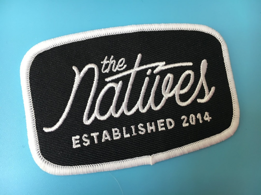 100 Custom Patches Embroidered, Embroidery Patch, Clothing Badges ...