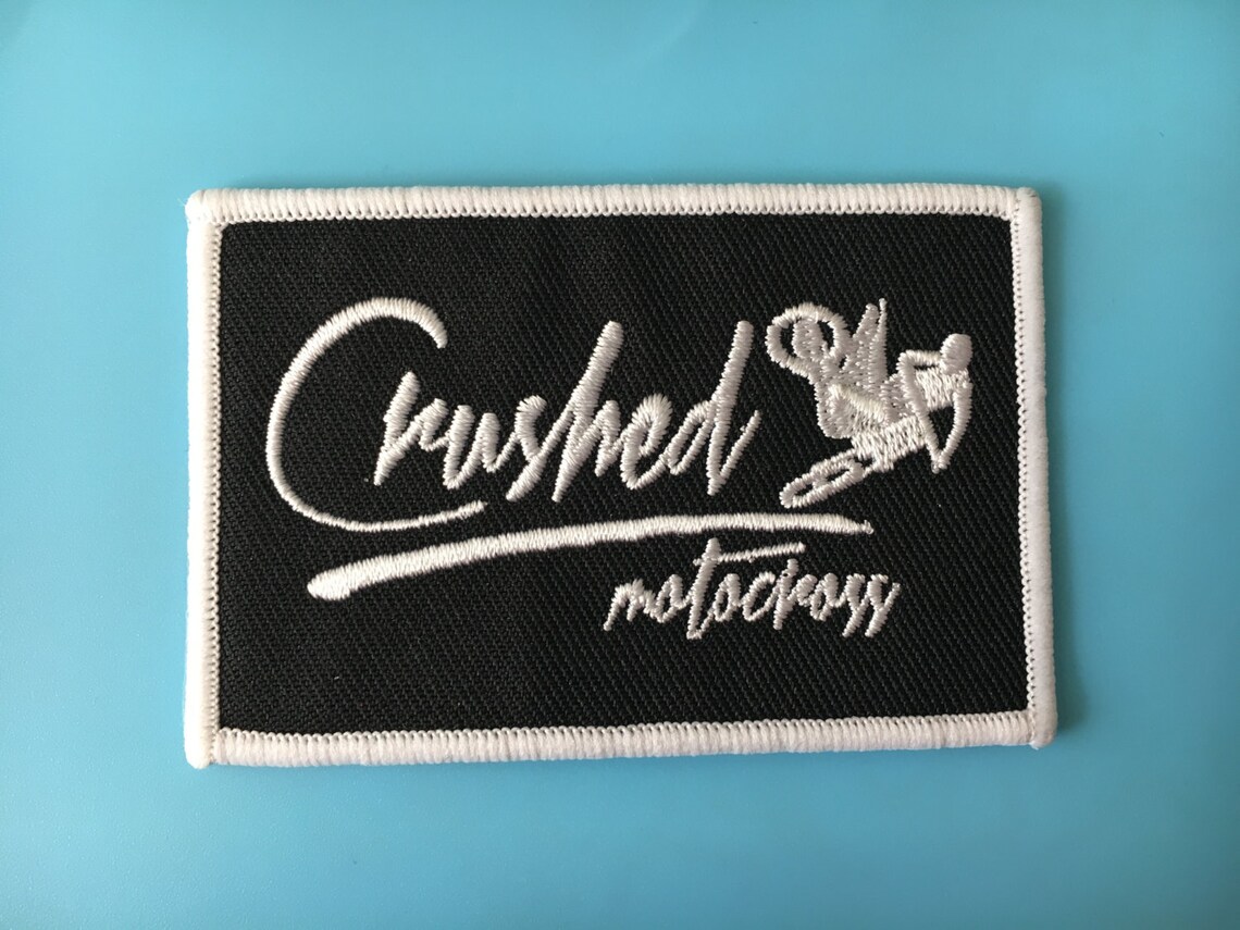 100 Embroidered Letter Patches Black Embroidery Patch - Etsy