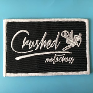 100 Embroidered Letter Patches, Black Embroidery Patch, Lettering ...