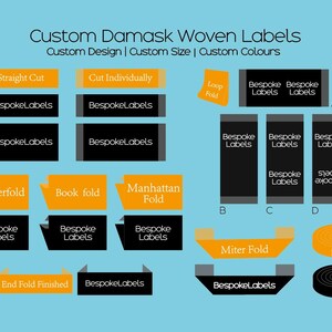 1000 Hem Tag Labels, Hem Label, Custom Hem Label, Great Quality, Arm ...