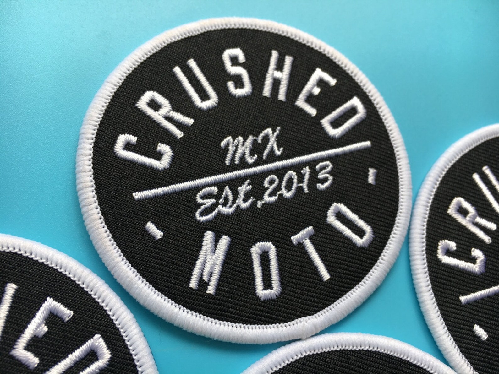 100 Embroidered Badges Patches Logo Patch Embroidery Custom - Etsy