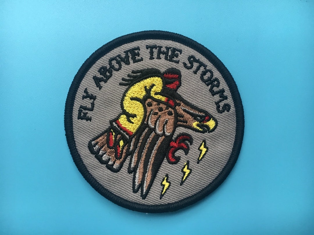 100 Custom Embroidered Badges, Custom Embroidery Patch, Biker Back ...