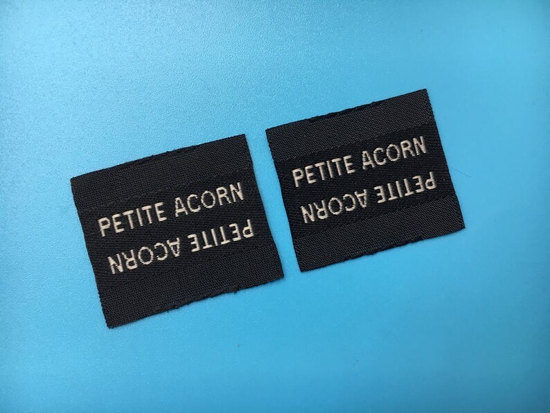 500 Woven Labels, Artwork Label, Sew on Woven Name Tags, Label for ...
