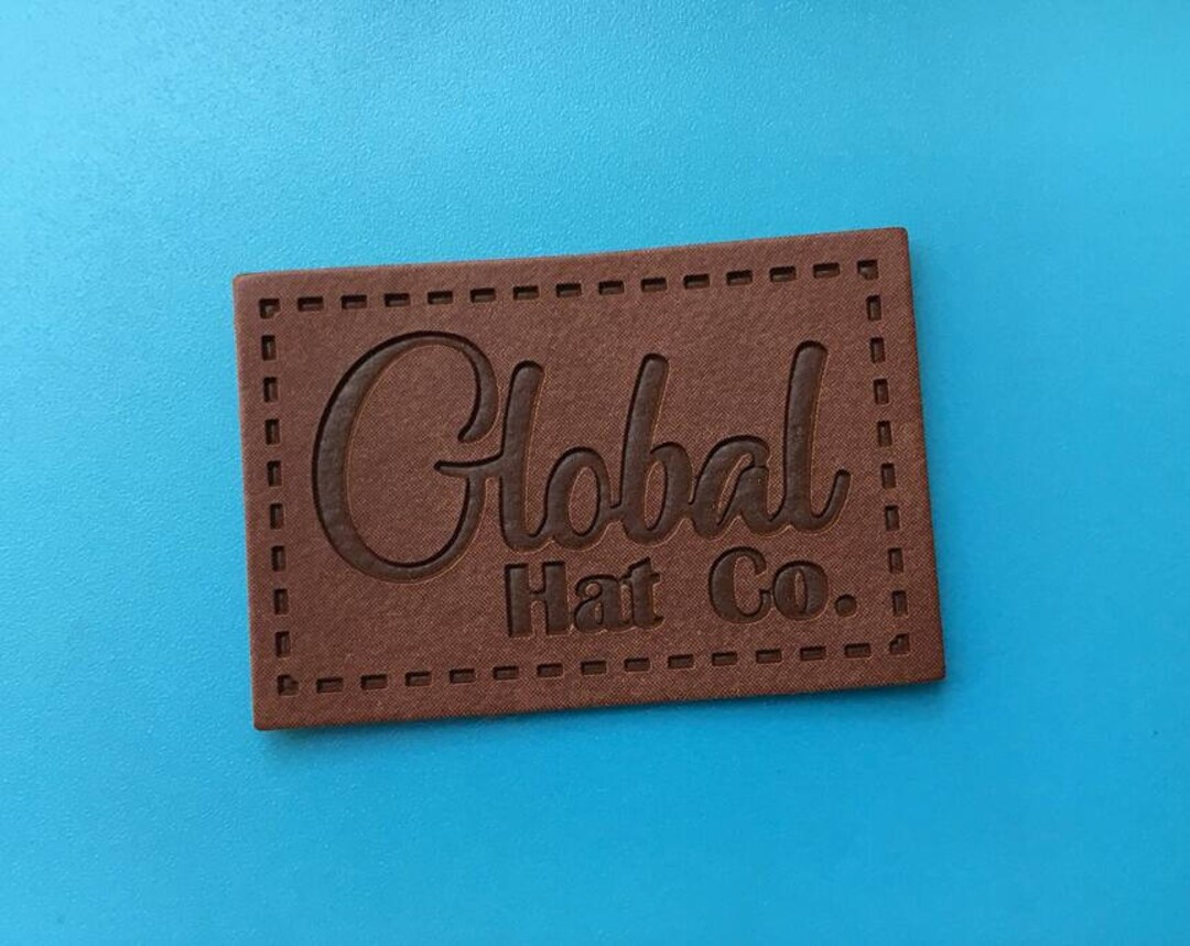 500 Custom Synthetic Pu Leather Label, Custom Patches Leather, Pu ...