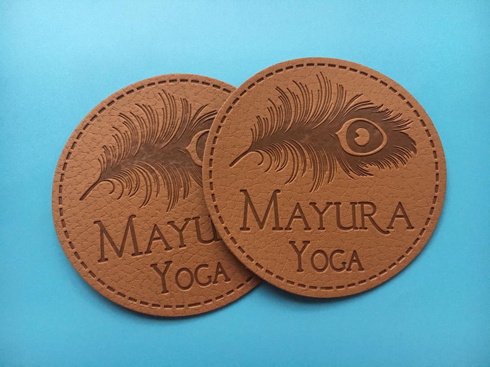 300 Custom Leather Labels Custom Leather Patches Pu Leather | Etsy