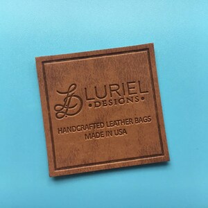 1000 Custom Leather Labels, Deboss/emboss Leather Label, Pu Leather ...