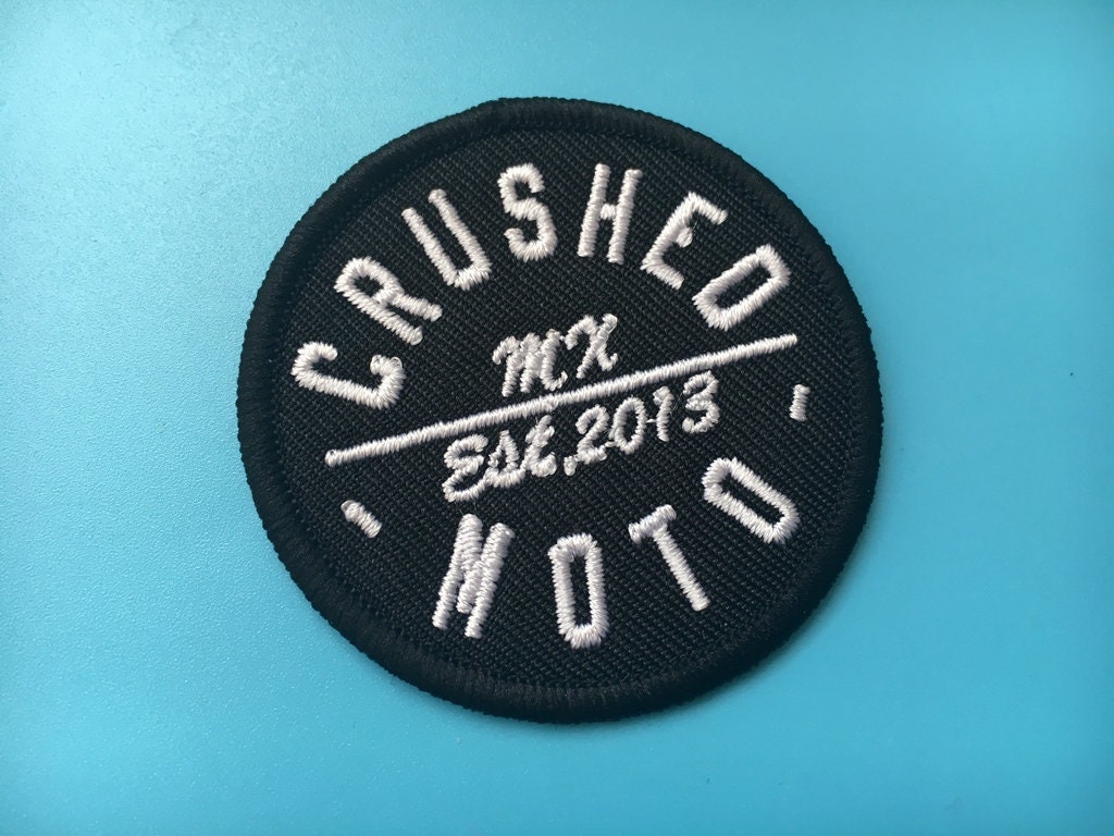 100 Embroidered logo badge embroidery hat patches custom | Etsy