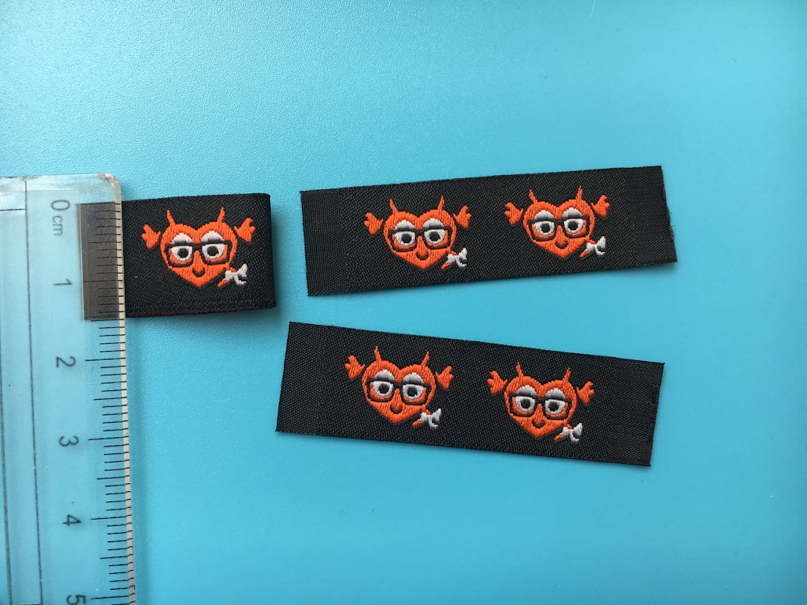 500 Woven Labels Artwork Label Sew on Woven Name Tags Label - Etsy