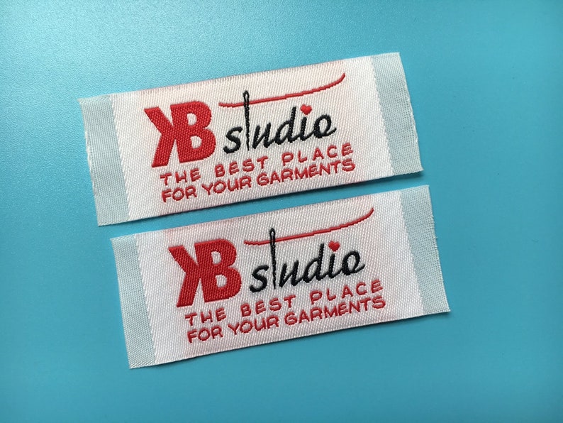 300 Woven Clothing Tags, Sew in Labels, Embroidery Garment Label ...