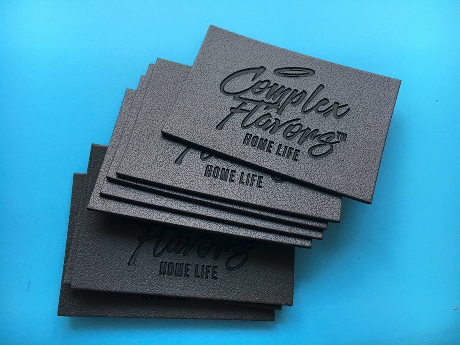 300 leather label custom leather labels pu leather label | Etsy