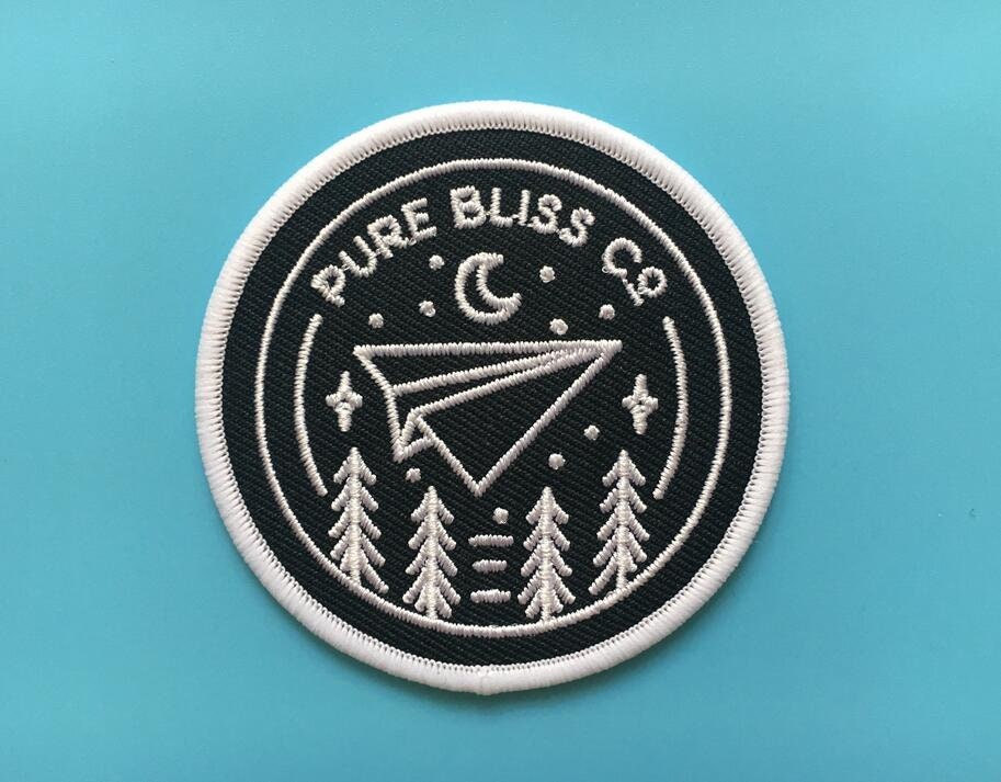 100 Customised company embroidered badges embroidery patches | Etsy