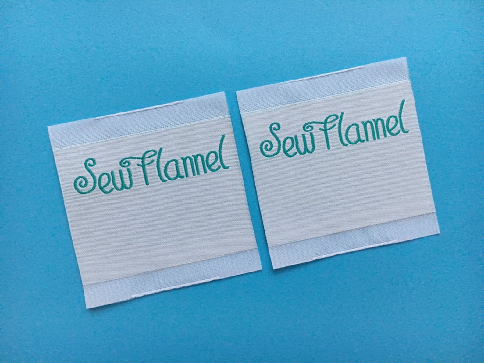 300 Woven Cloth Labels Sew in Care Labels Embroidered Custom - Etsy