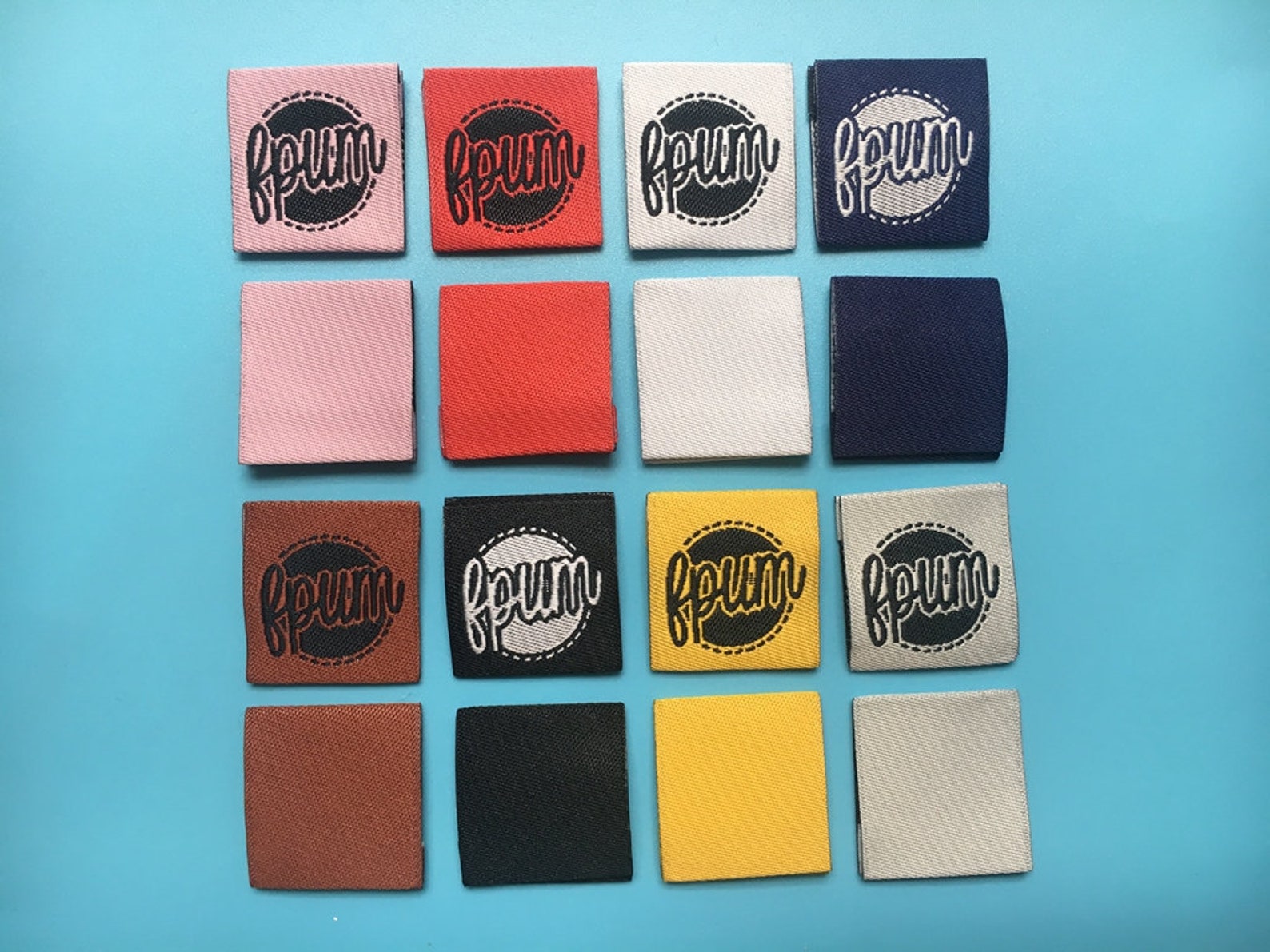 300 Woven Label Custom Woven Label Woven Clothing Labels - Etsy