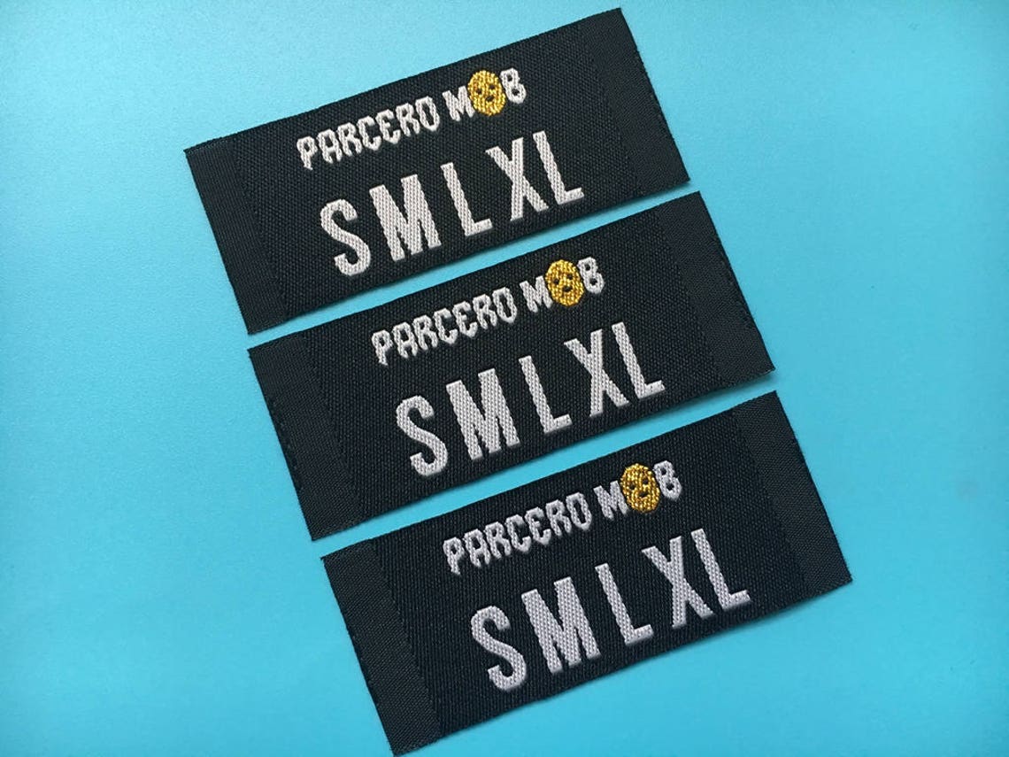 1000 Cloth Tags Gold Metallic Thread Woven Labels Garment - Etsy