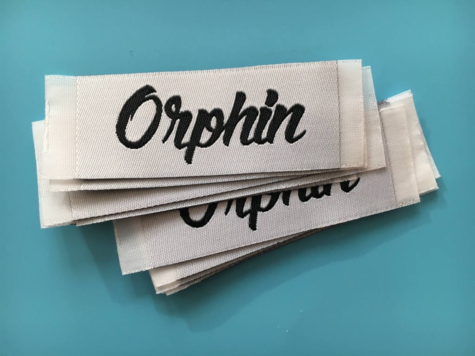 300 Clothing Woven Labels Damask Woven Label Custom Woven - Etsy