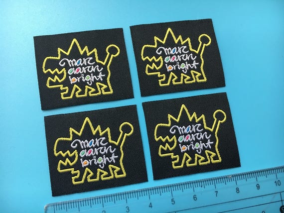 300 Woven Clothing Tags Sew in Labels Embroidery Garment | Etsy