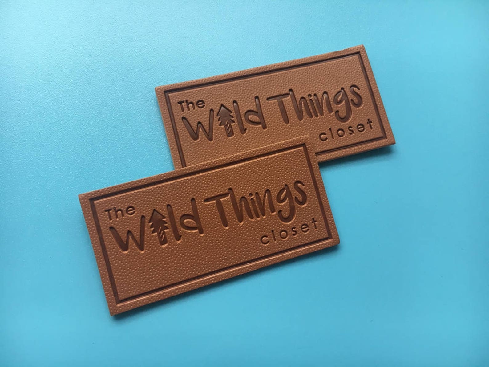 1000 Custom Leather Labels Deboss/emboss Leather Label Pu - Etsy