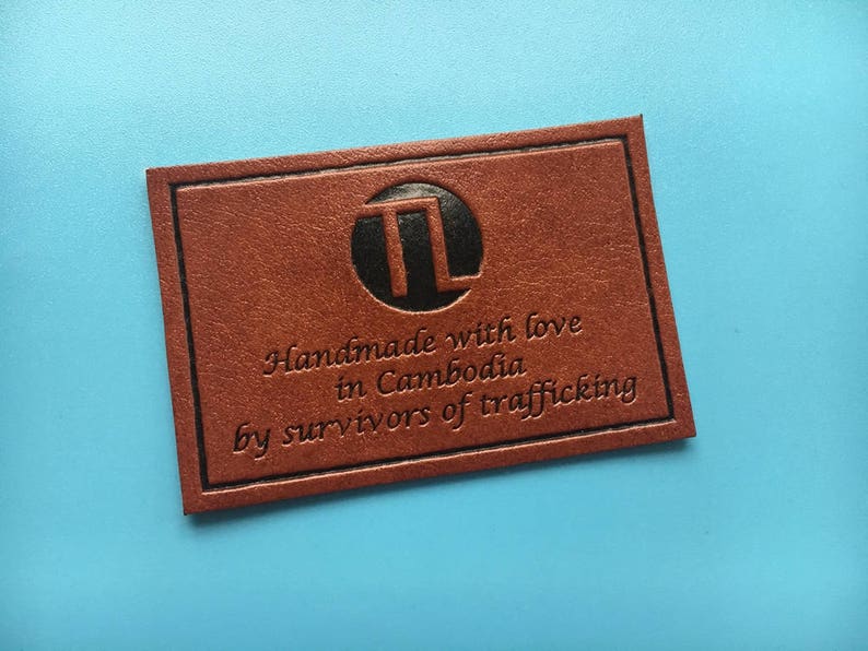 500 Faux Leather Labels Custom Leather Labels Personalized - Etsy