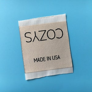 300 Woven Hem Tag Labels, Sew in Tags, Embroidery Labels, Name Labels ...