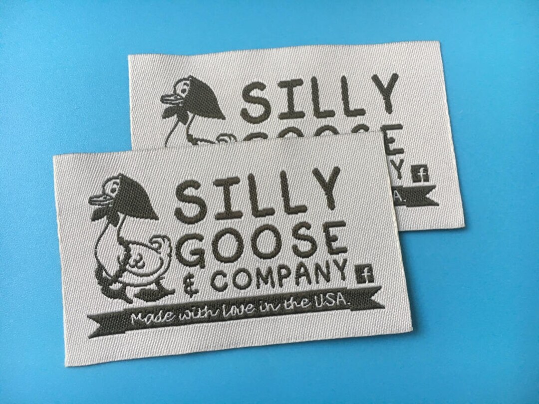 500 Woven Labels, Artwork Label, Sew on Woven Name Tags, Label for ...