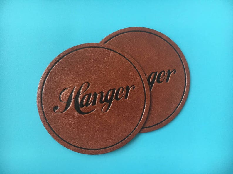 300 custom pu leather labels pu leather patchesfaux labels | Etsy