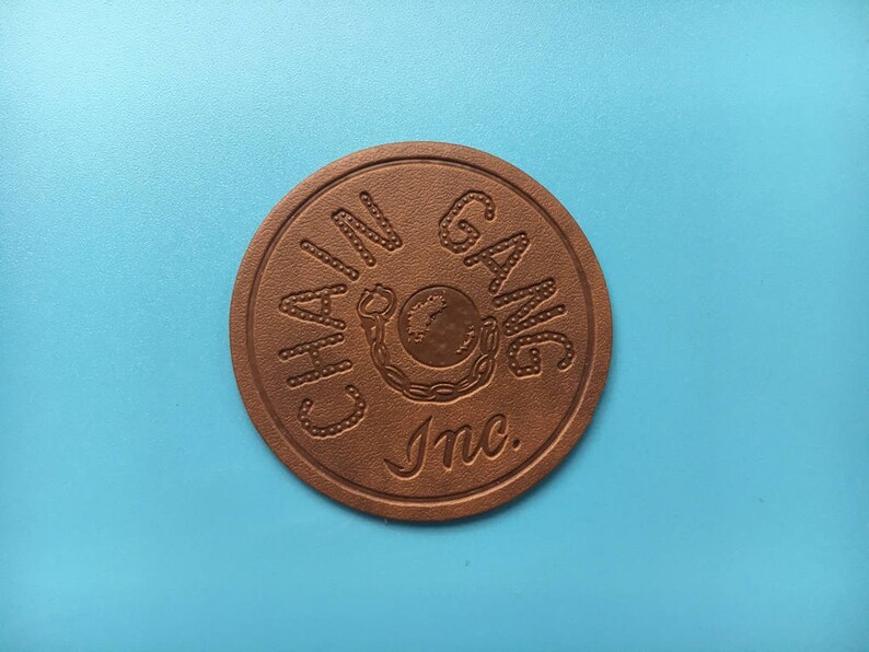 1000 Custom Leather Labels, Deboss/emboss Leather Label, Pu Leather ...