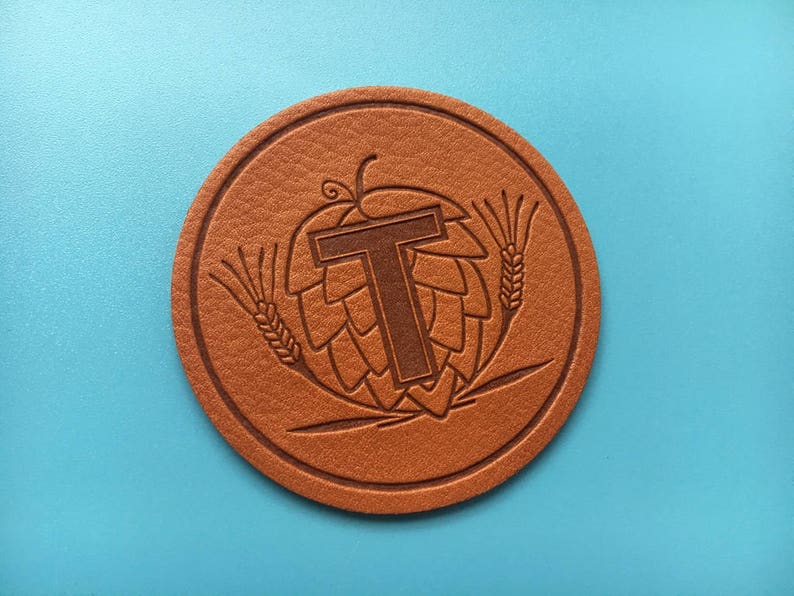 300 custom pu leather labels pu leather patchesfaux labels | Etsy