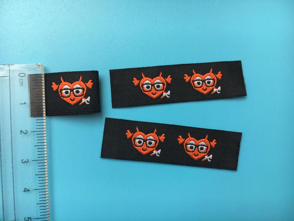 300 woven hem tag labels sew in tags embroidery labels name | Etsy