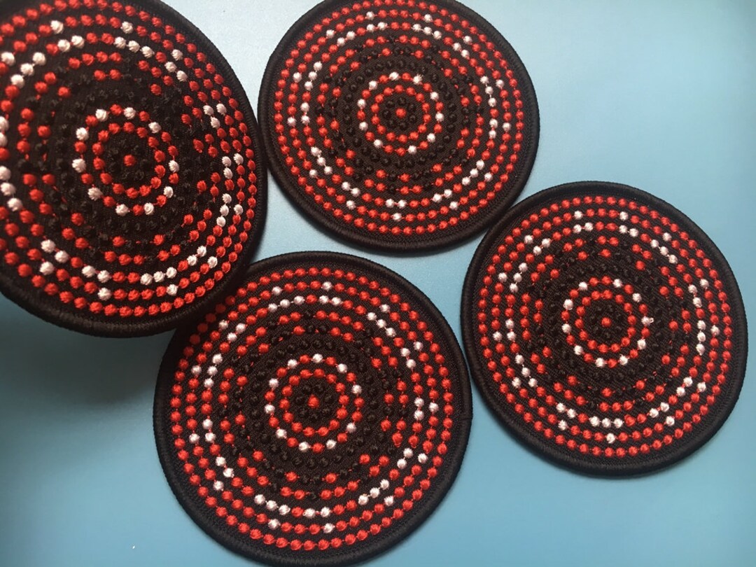 100 Embroidered Badge, Logo Badge Embroidery, Company Patches, Fabric ...