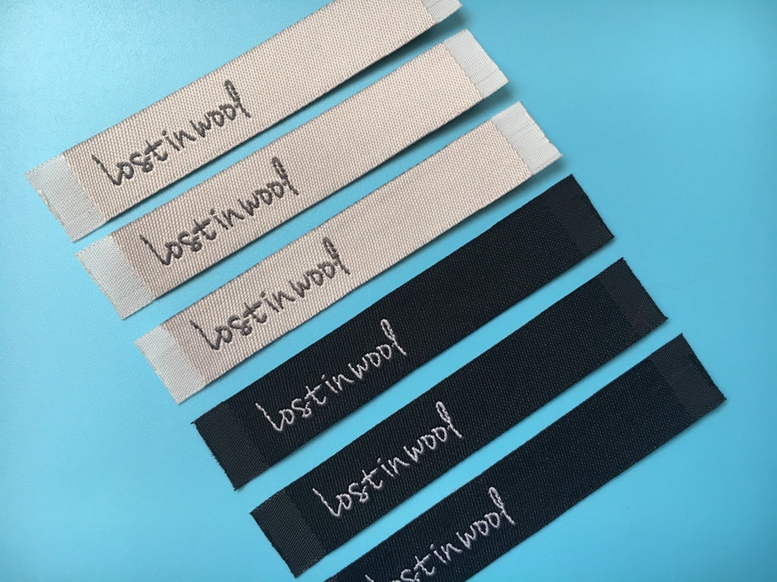 500 Shirt Labels Woven Wash Care Label Laundry Label Fabric - Etsy