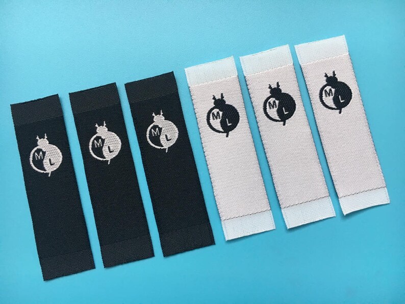300 clothing custom woven labels personalized labels custom | Etsy