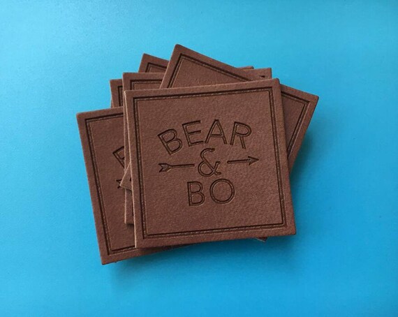 1000 Custom Personalized Leather Labels Faux Leather Labels - Etsy