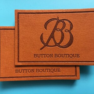 1000 PU Leather Label Custom, Custom Leather Patches, Custom Leather ...