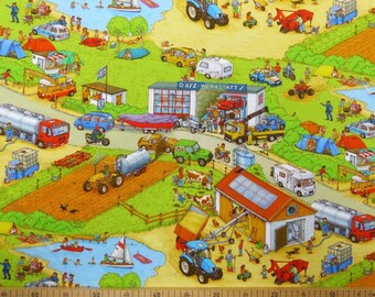 Stoff bauernhof | Etsy