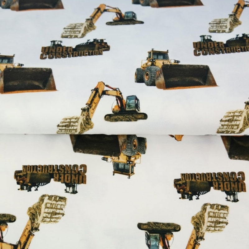 Bulldozer Fabrics - Etsy UK