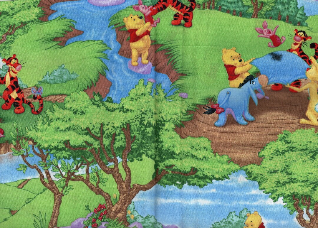 REST 90 Cm Disney's Winnie the Pooh & Friends Playing - Etsy
