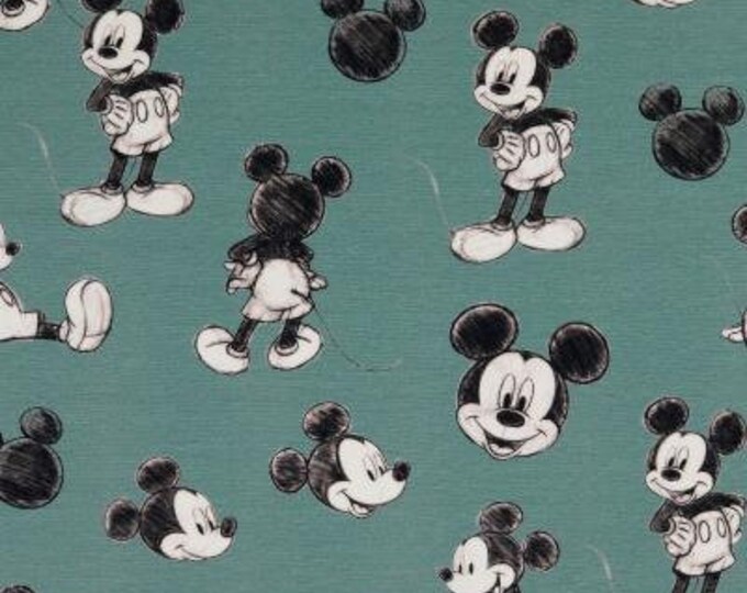 Jersey Disney's Mickey Mouse Grey-green - Etsy
